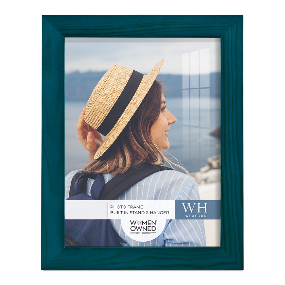 Wexford Home Woodgrain 6x8 Ocean Blue Picture Frame - Walmart.com