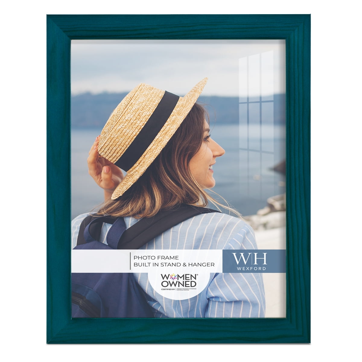 Wexford Home Woodgrain 8x10 Ocean Blue Picture Frame - Walmart.com