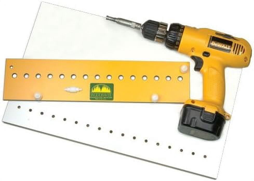 Woodhaven 781 Phenolic Shelf Pin Drilling Jig Drill Guide for Straight ...