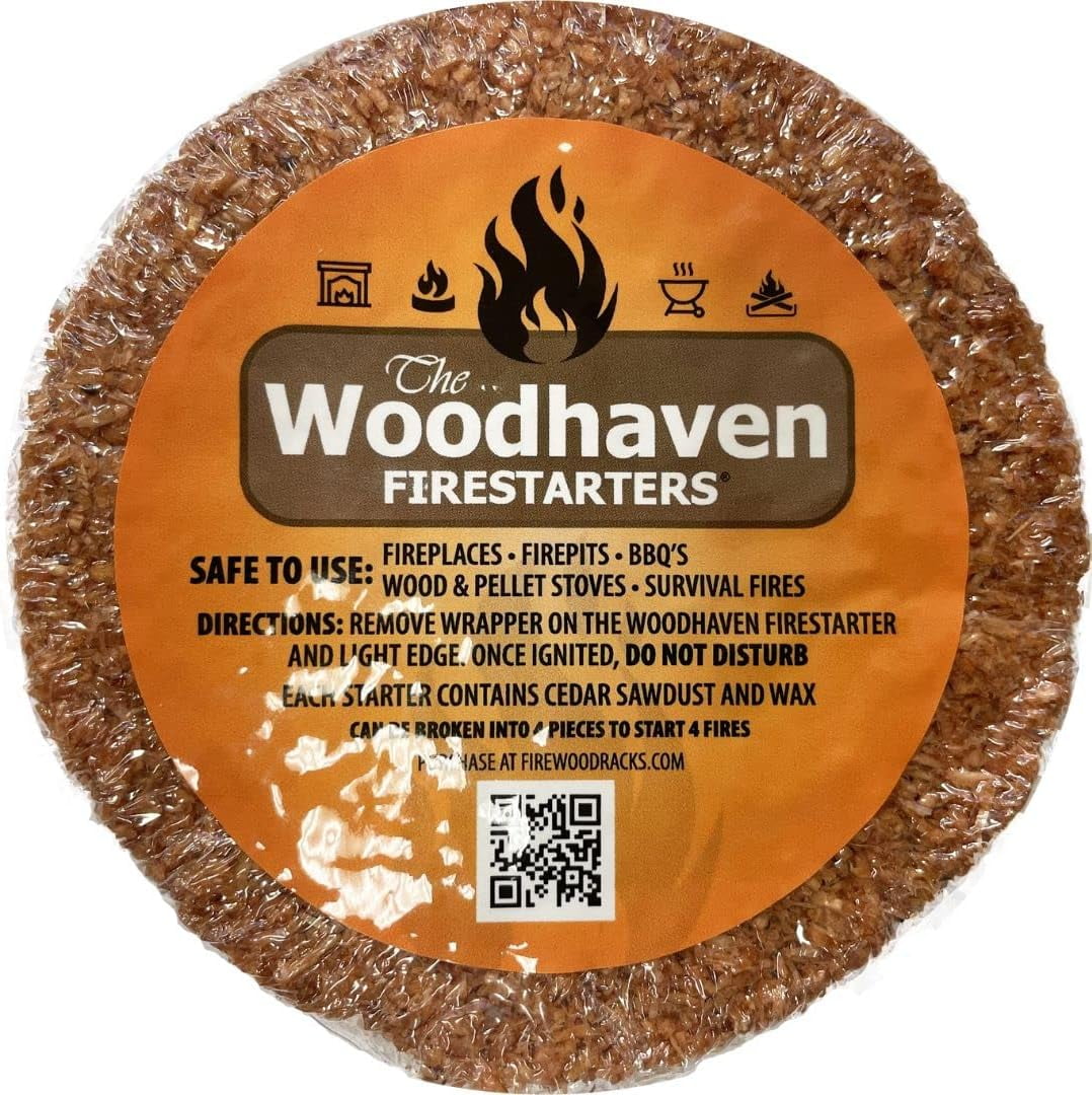 Woodhaven Easy Light Firestarters - Made with Natural Cedar Wood - Made ...