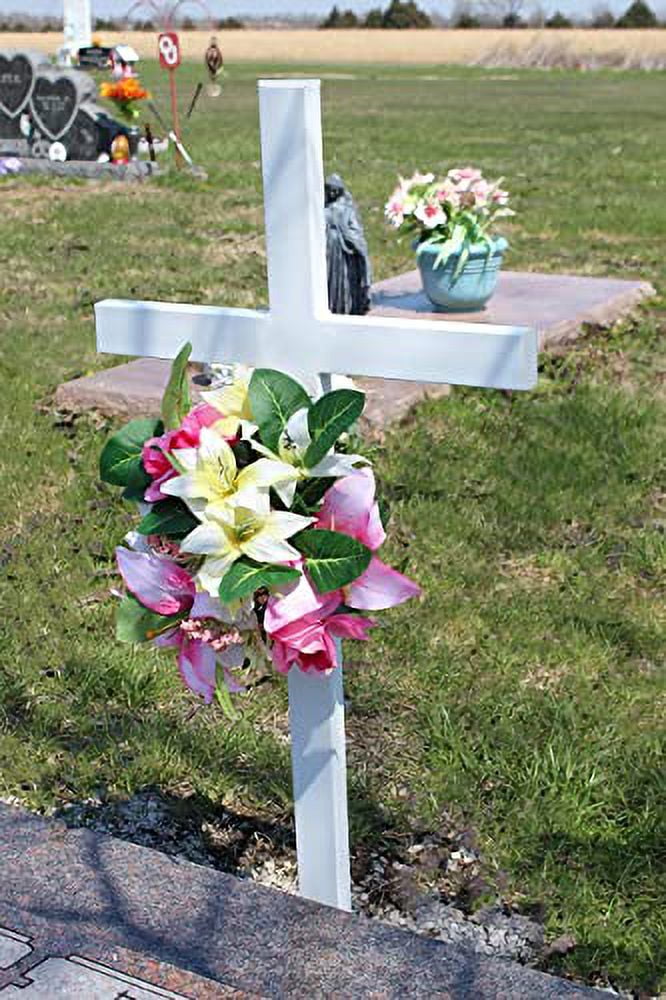 Woodhaven Large Memorial Cross - Perfect For Outdoor And Memorial Sites ...