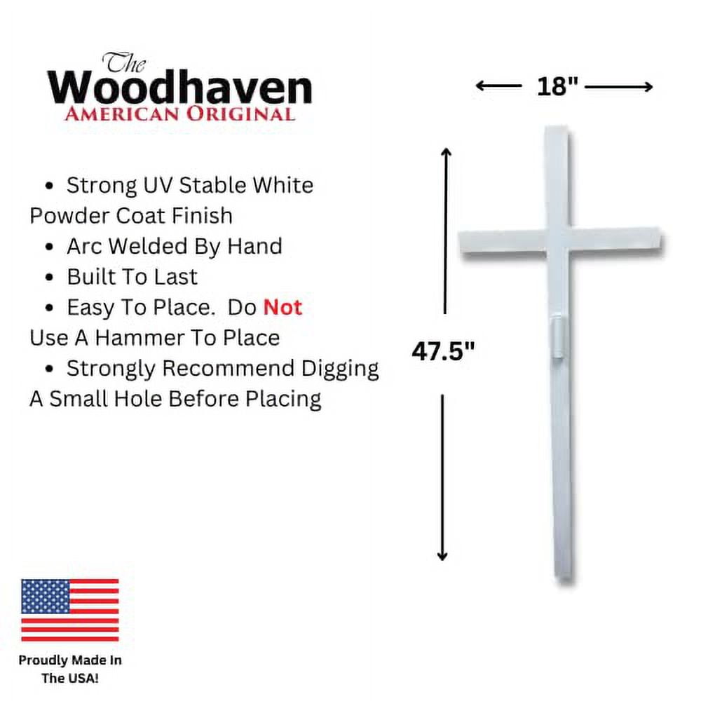 Large Memorial Cross - Perfect For Outdoor And Memorial Sites - Steel ...