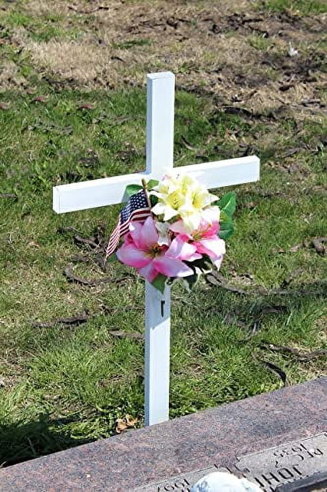 Woodhaven Large Memorial Cross - Perfect For Outdoor And Memorial Sites ...