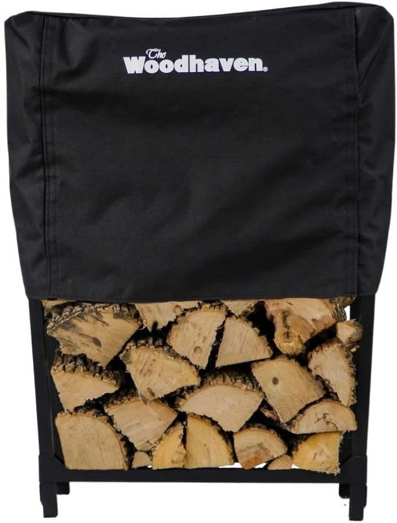 Woodhaven Tall Fireside Firewood Rack - Made In The USA - Indoor Hearth ...