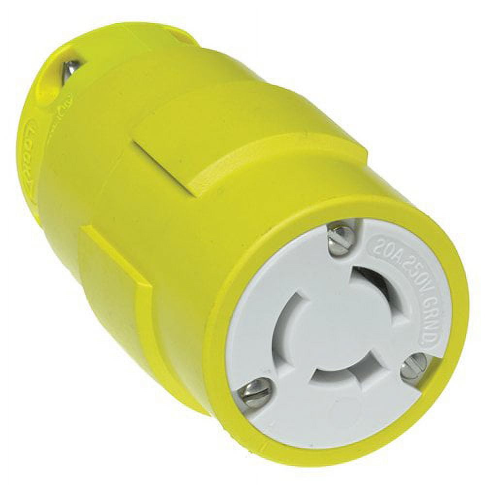 Woodhead 2507 Super-Safeway Connector, Industrial Duty, Straight Blade ...