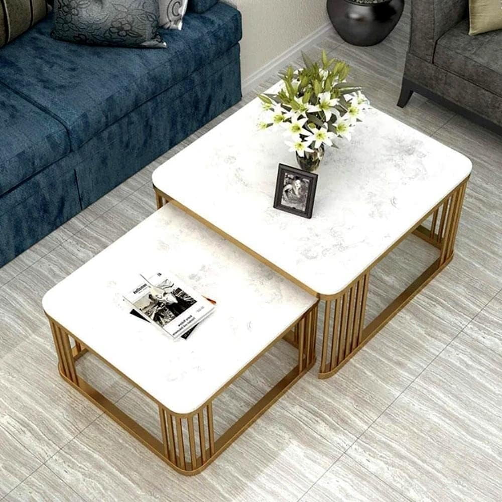 Woodilla Square Coffee Tables2 Square Nesting Table Set Coffee Table ...