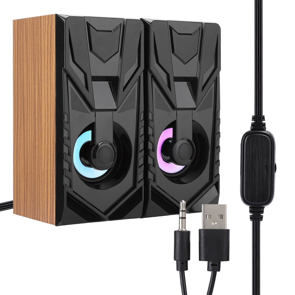 Woodiness USB Desktop Laptop Soundbox 2.0 Multimedia Table Small ...