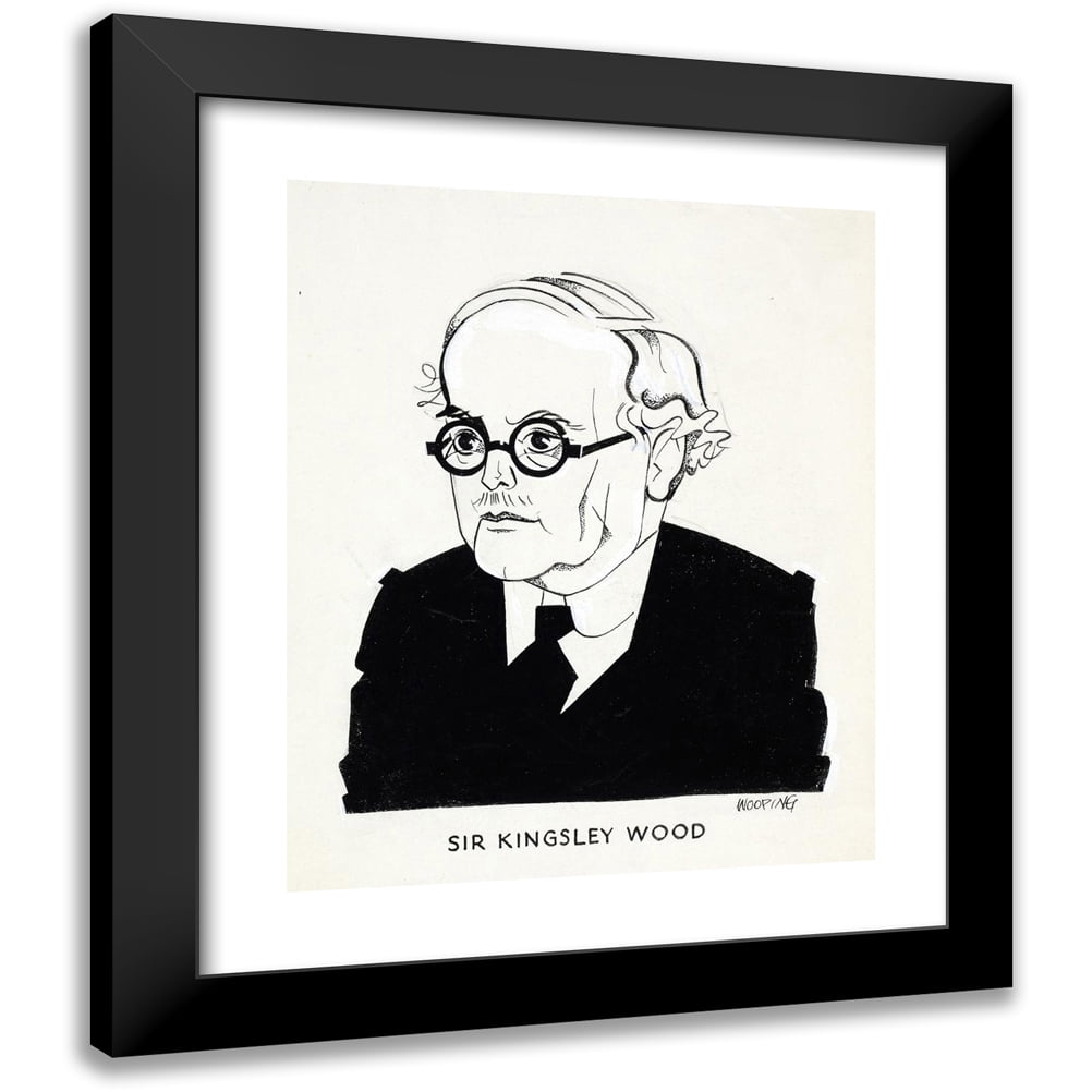Wooding 12x14 Black Modern Framed Museum Art Print Titled - Sir ...