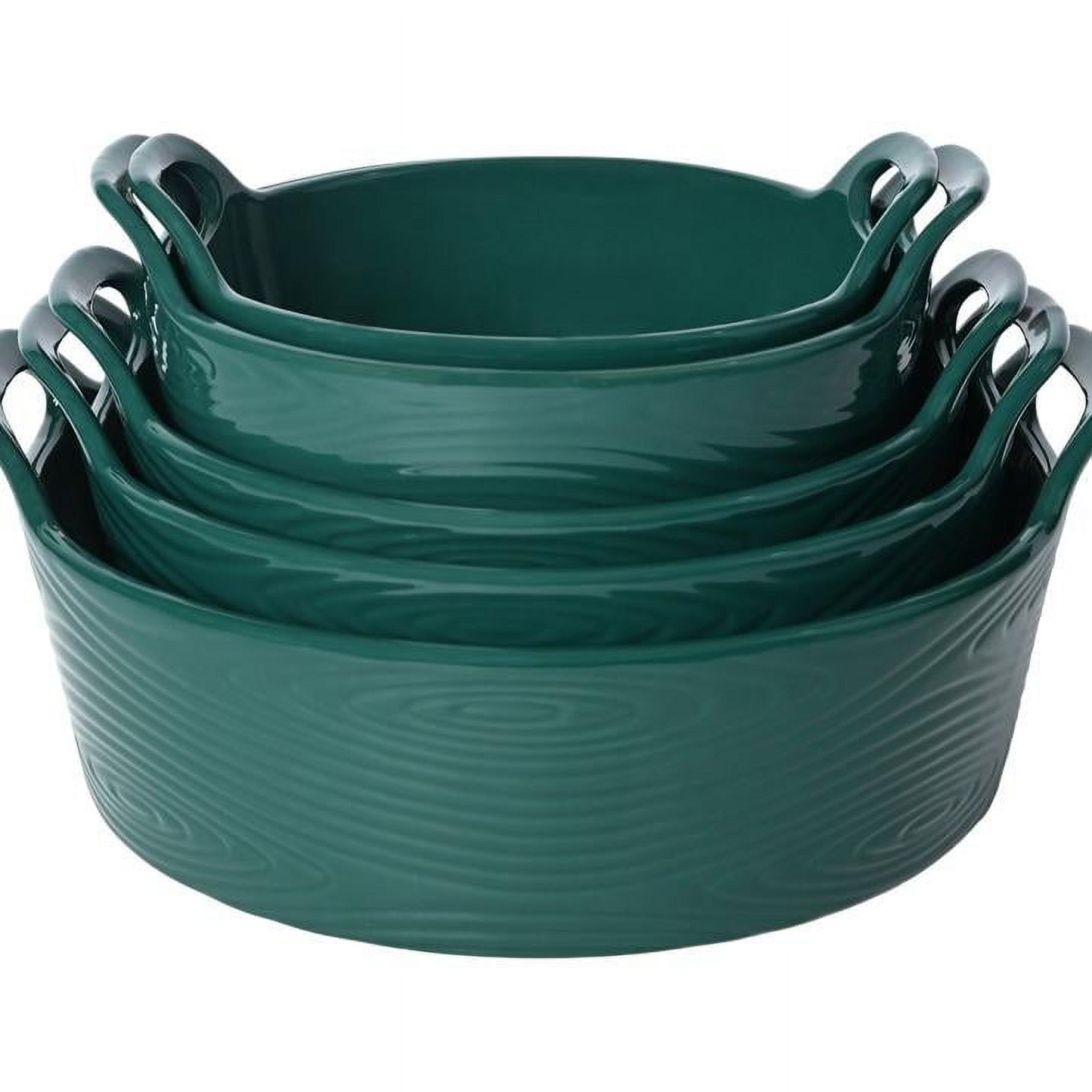 Woodland 5-Piece Round Nestable Bake and Serve Set - Walmart.com