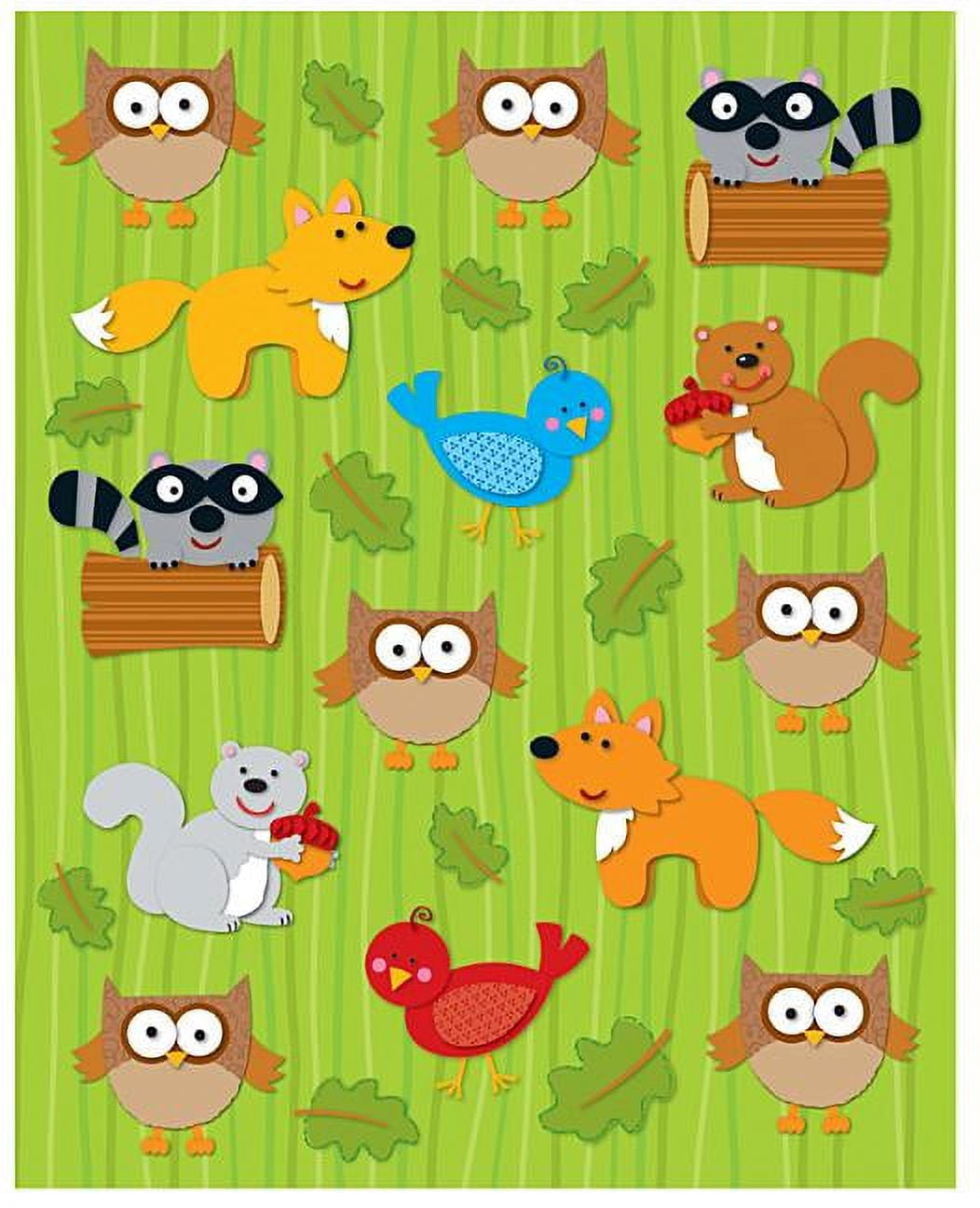 Woodland Animals Shape Stickers - Walmart.com