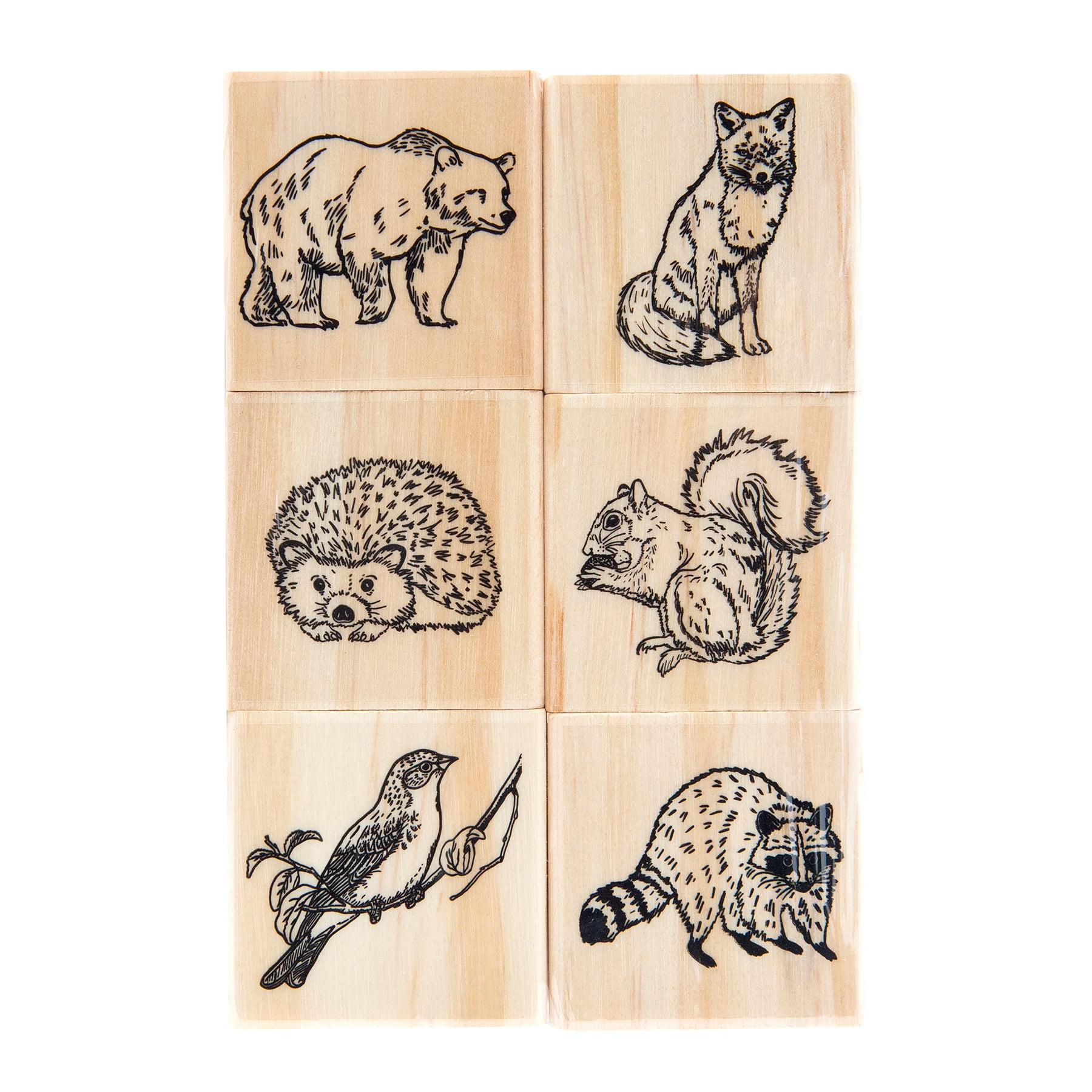 Woodland Animals Stamp Set by Recollections - Walmart.com