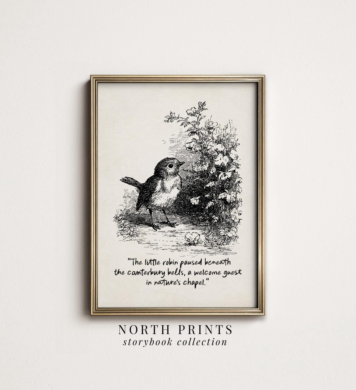Woodland Bird Storybook Nursery Poster, Unframed Size 16x24 - Walmart.com
