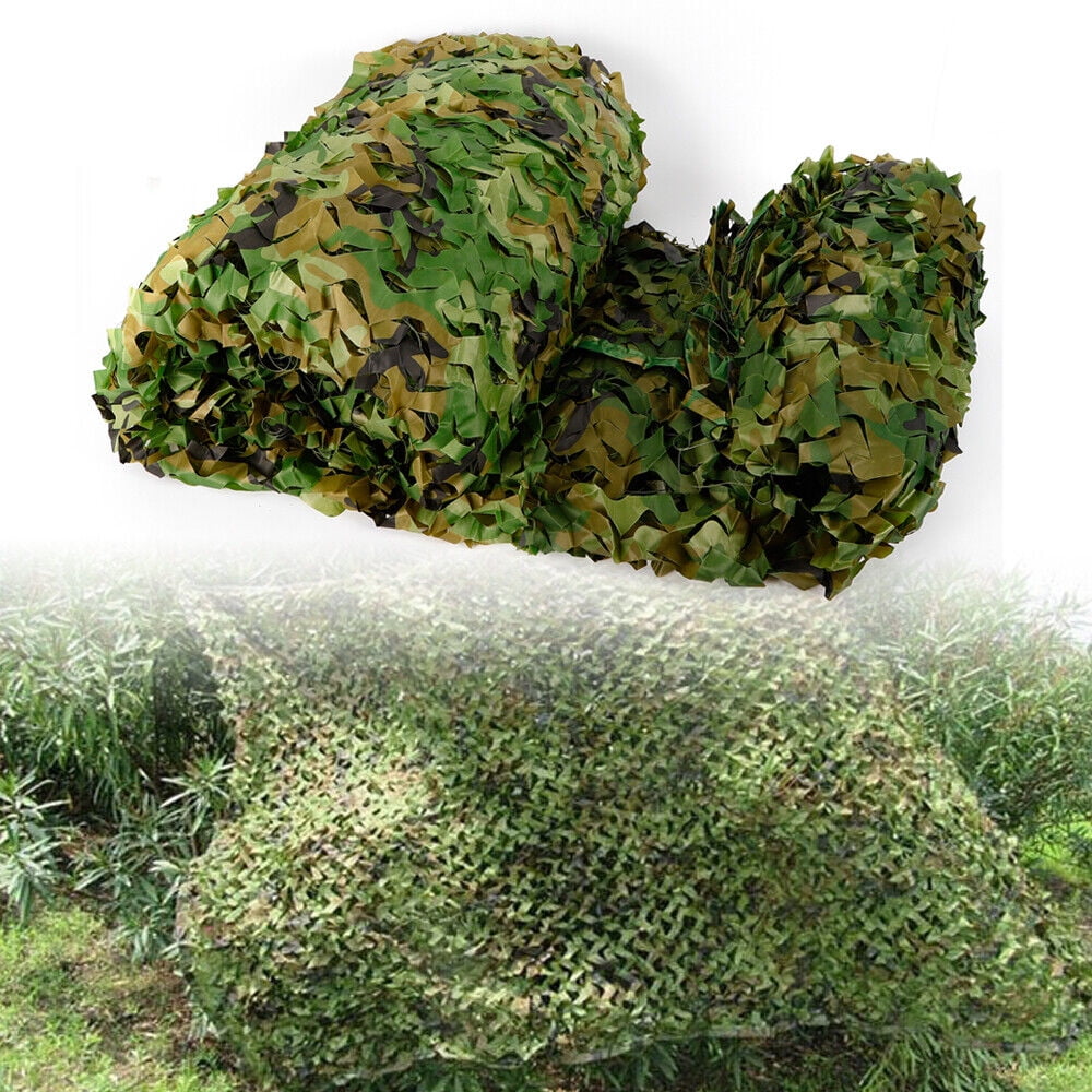 Woodland Camouflage Army Net, Military Camo Camping Hunting Netting ...