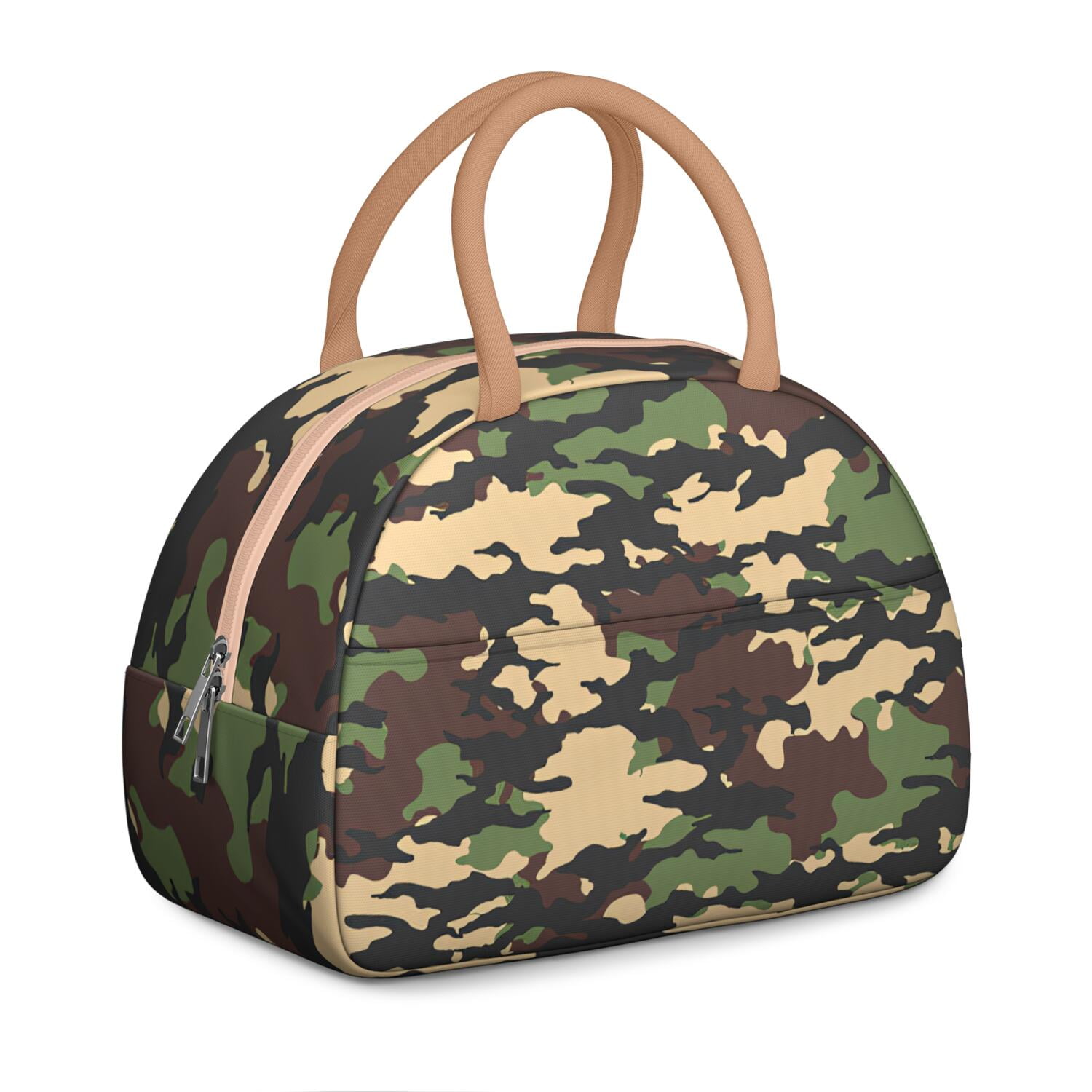 Woodland Camouflage Lunch Tote – Durable and Stylish Military Camo Bag ...