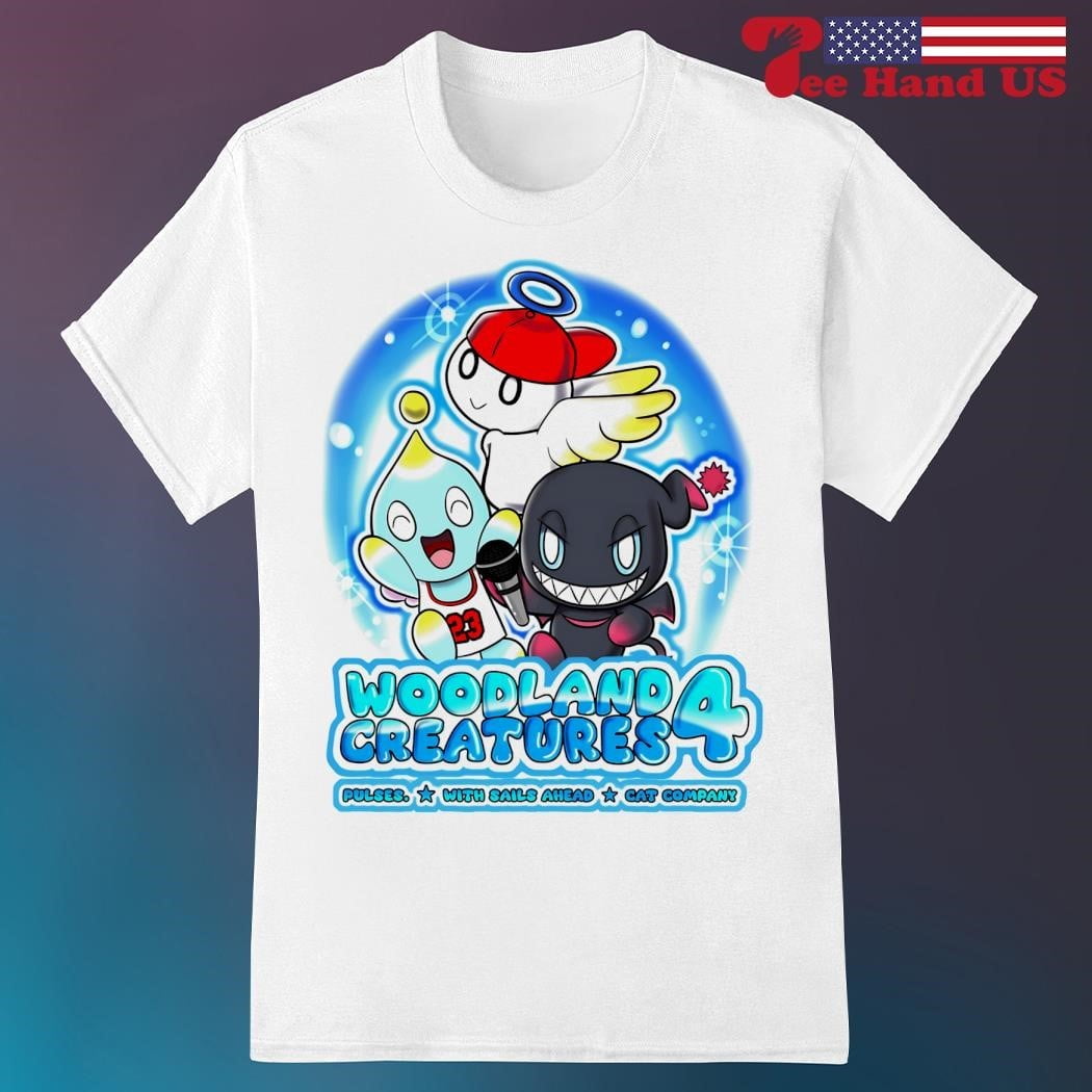 Woodland Creatures 4 Pulses With Sails Ahead Cat Company Shirt ...