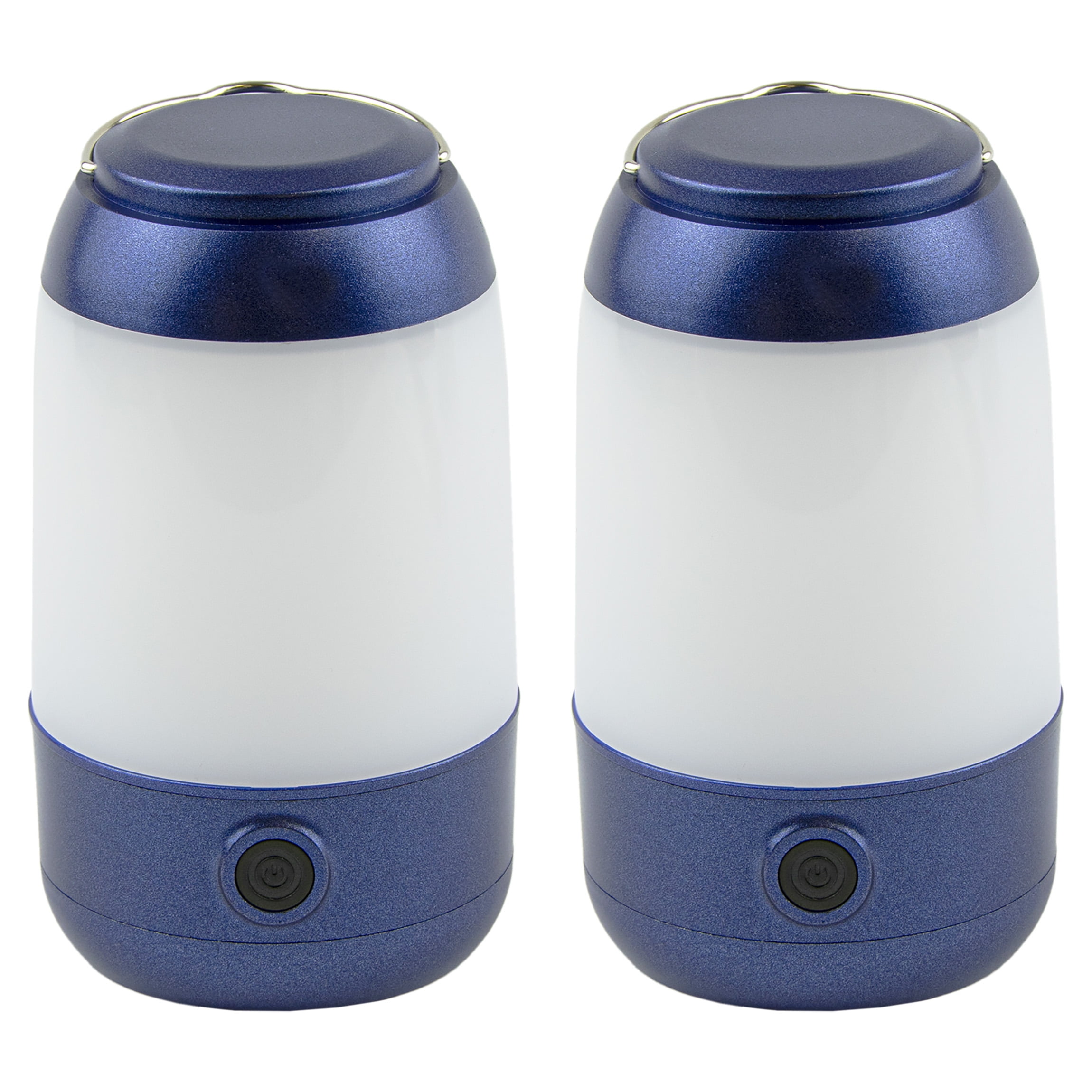 Woodland Creek Bright LED Blue Lantern Set 12 LED & 9 LED - Walmart.com