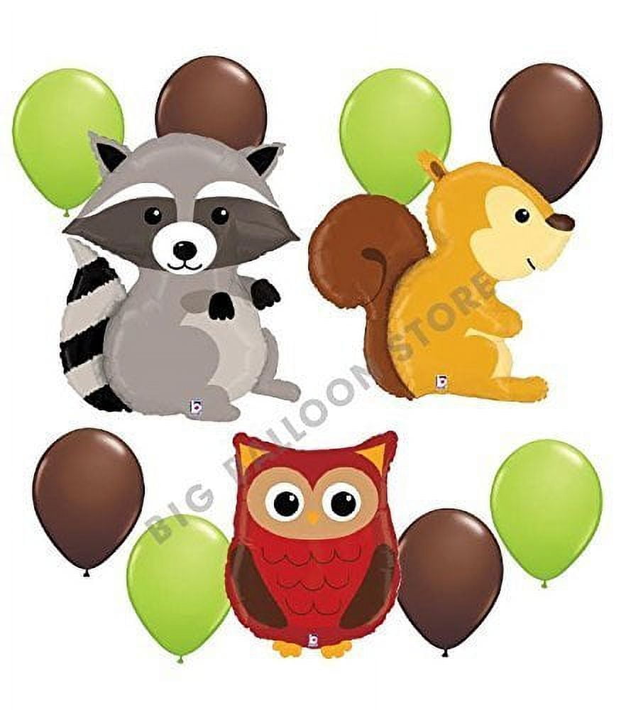 Woodland Critters 11pc Party Decoration Kit by Betallic - Walmart.com