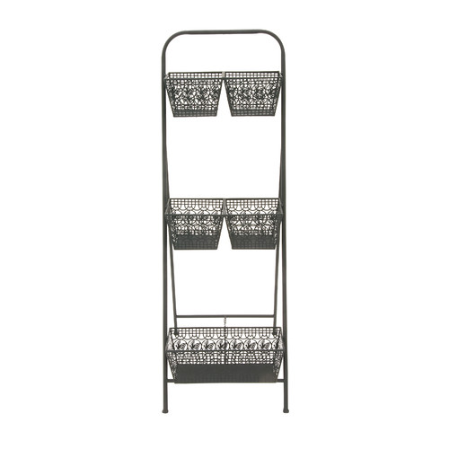 Great Outdoors METAL THREE TIER RACK -BLACK - Walmart.com
