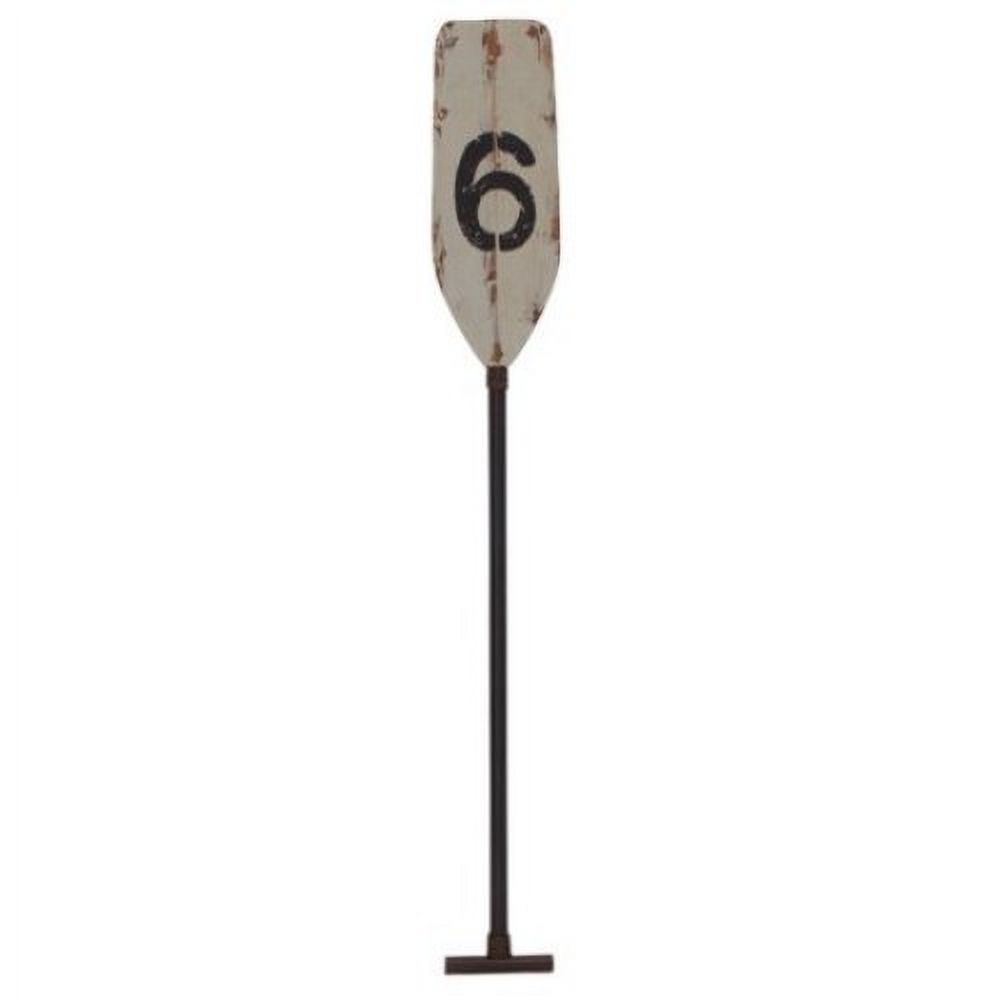 Woodland Imports Decorative Unique and Simple Wood Metal Oar - Walmart.com