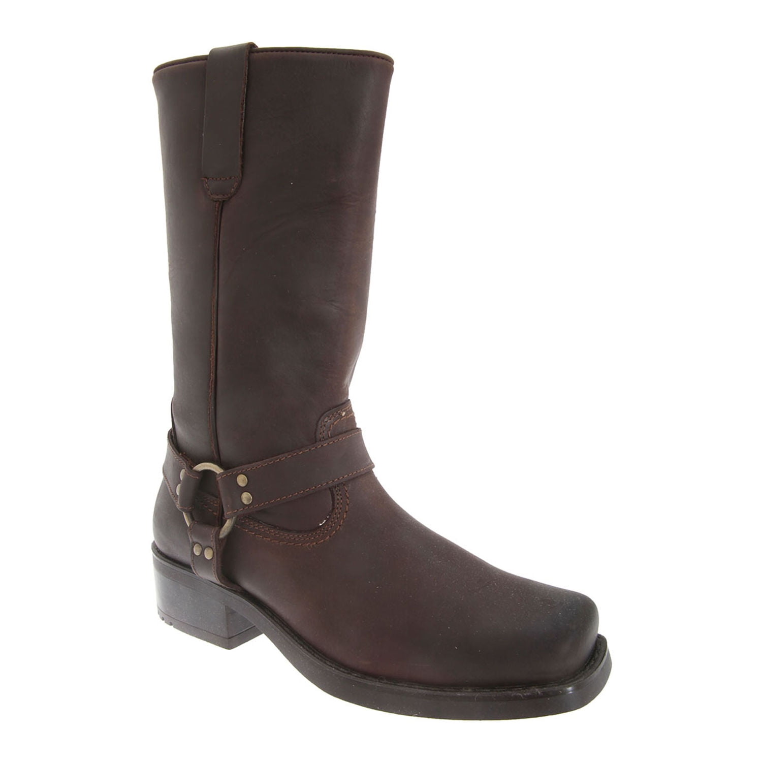 Woodland Mens High Harley Western Harness Leather Boots - Walmart.com