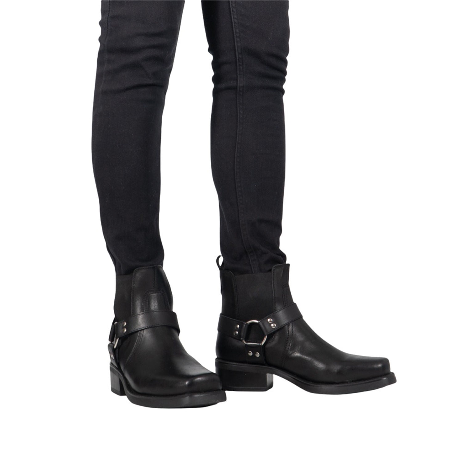 Woodland Mens Low Harley Gusset Harness Leather Boots - Walmart.com