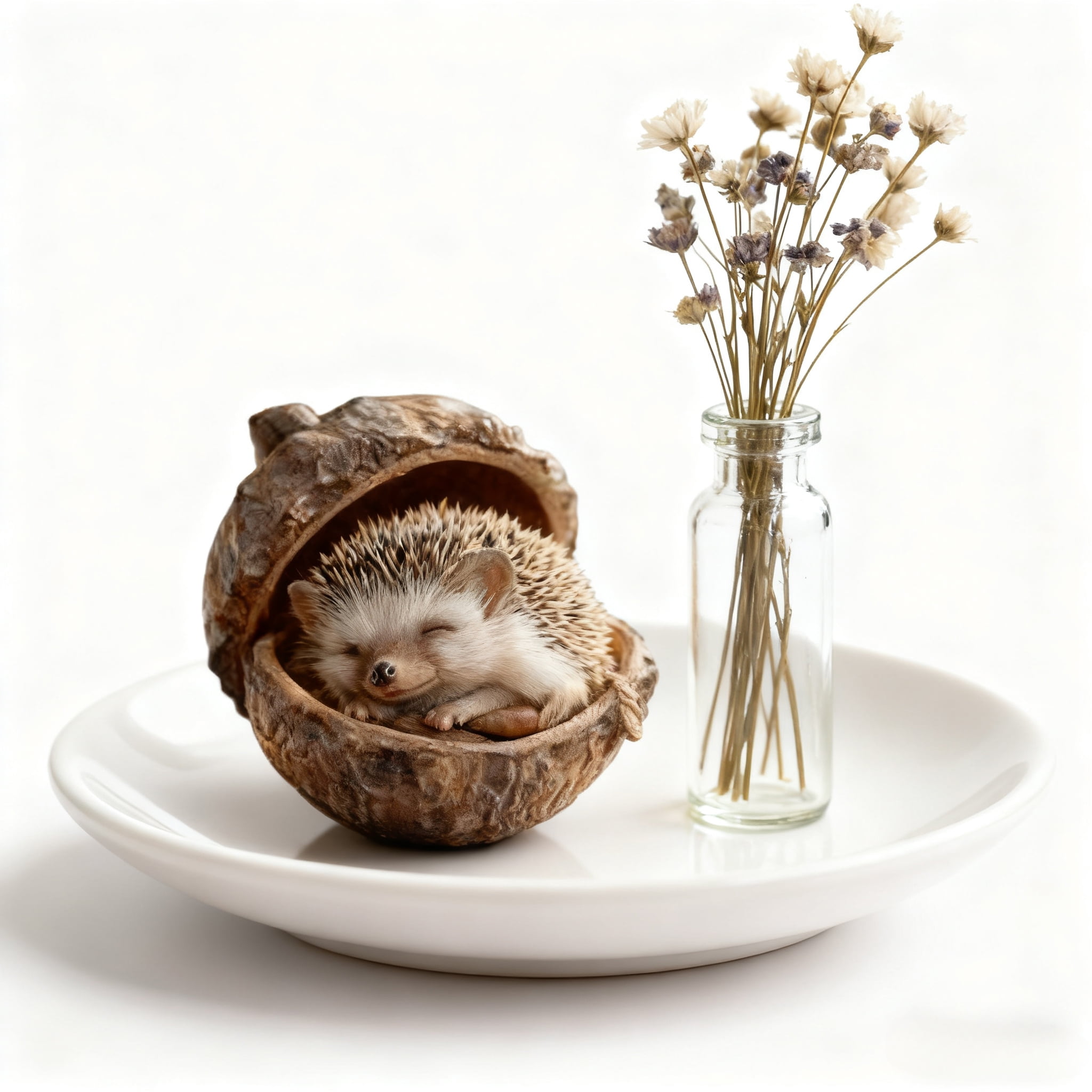Woodland Pine Cone Animal Figurines Cozy Forest Acorn Inspired 2026 3D ...