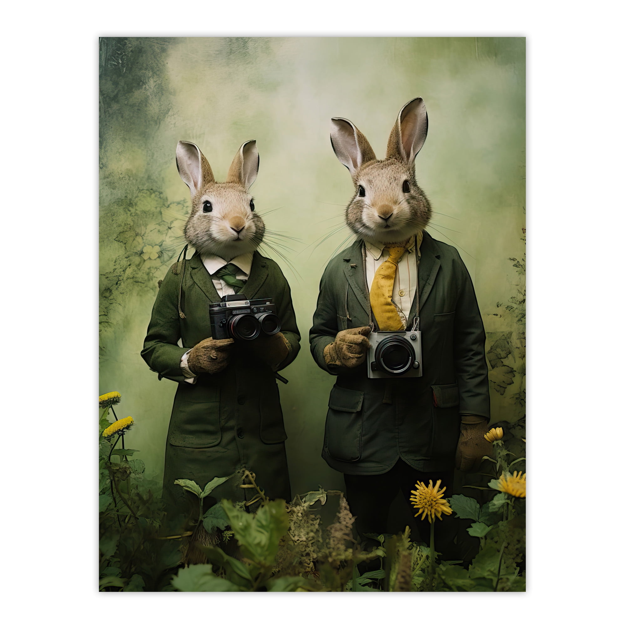 Woodland Portrait Rabbit Paparazzi Wildlife Photographers Cute Fun ...