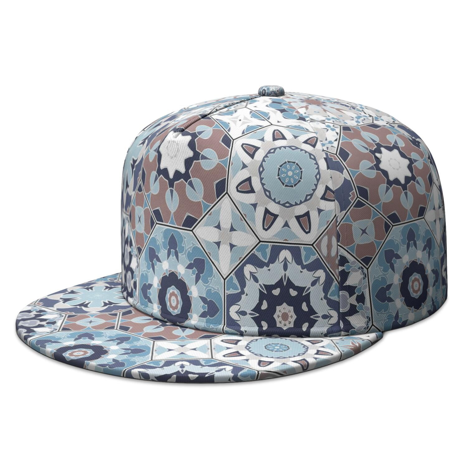 Woodland Rustic Baseball Cap – Nature-Inspired Flat Brim Hat ...