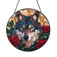 Woodland Scene Stained Glass Style Panel – Decorative Window - Walmart.com