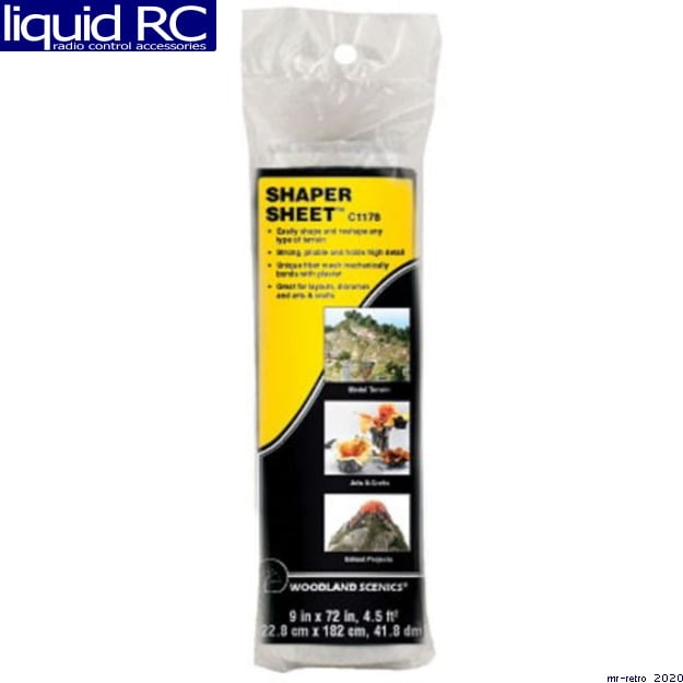 Woodland Scenics Shaper Sheet-9"X72" - Walmart.com