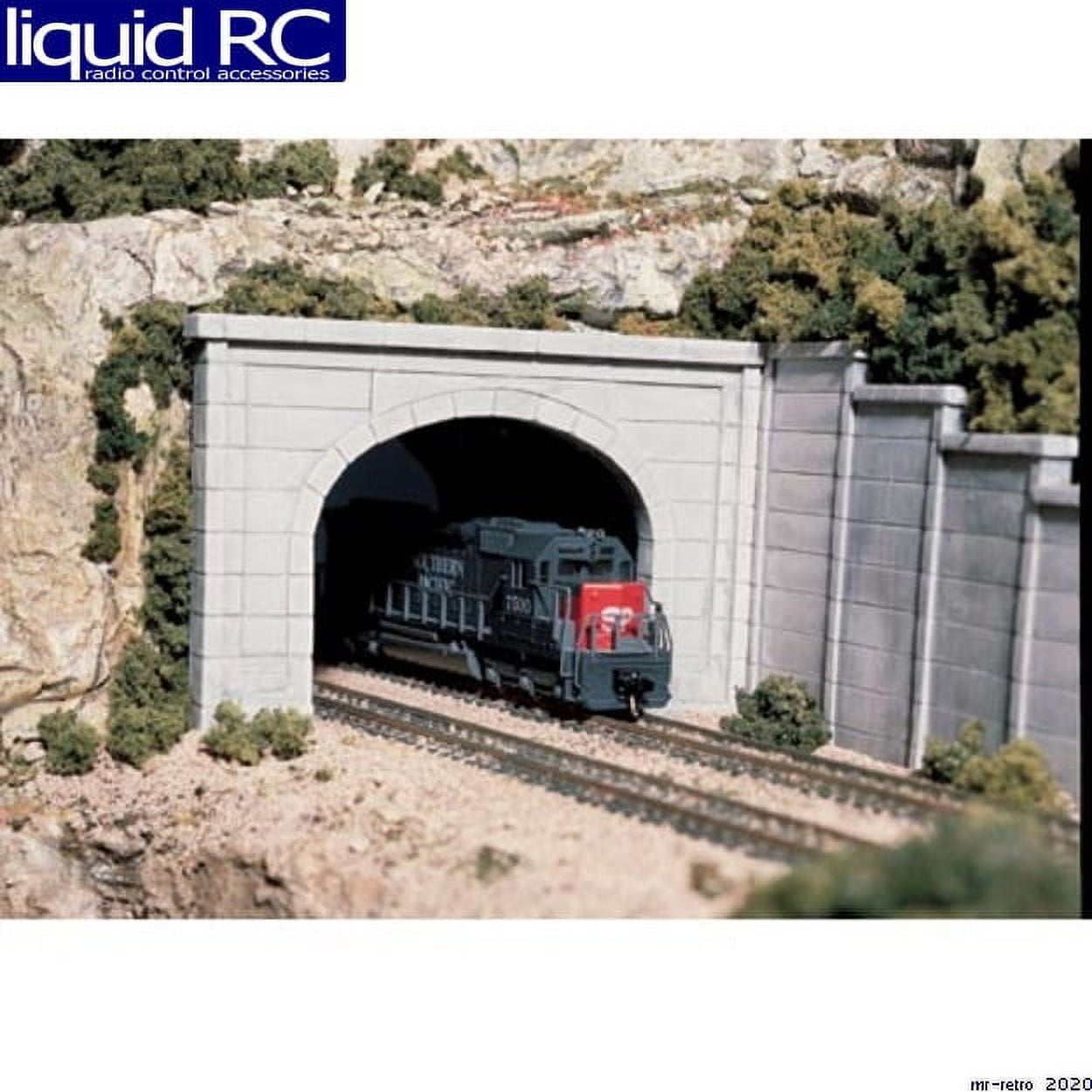 Woodland Scenics C1256 Ho Double Tunnel Portal Concrete - Walmart.com