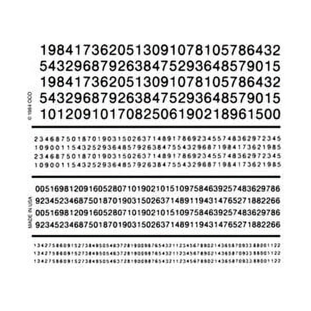 Woodland Scenics DT511 Railroad Gothic Numbers Black - Walmart.com