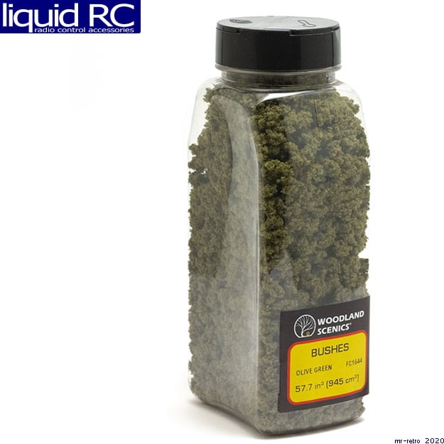 Woodland Scenics Bushes Shaker Olive/50 cu. in. WOOFC1644 Train Scenery ...