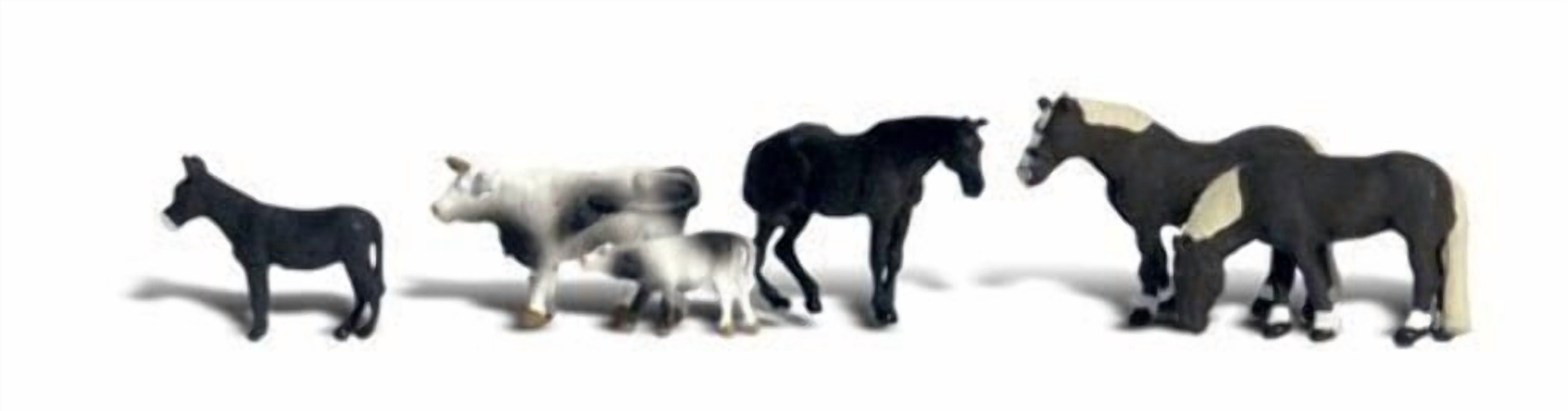 Woodland Scenics HO Farm Animals WOOA1888 HO Figures - Walmart.com