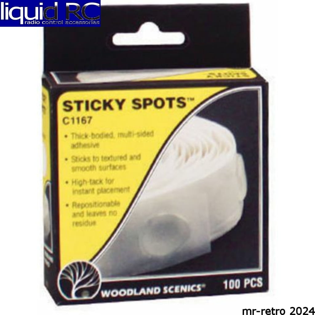 Woodland Scenics C1167 WOOC1167 Sticky Spots (100) - Walmart.com