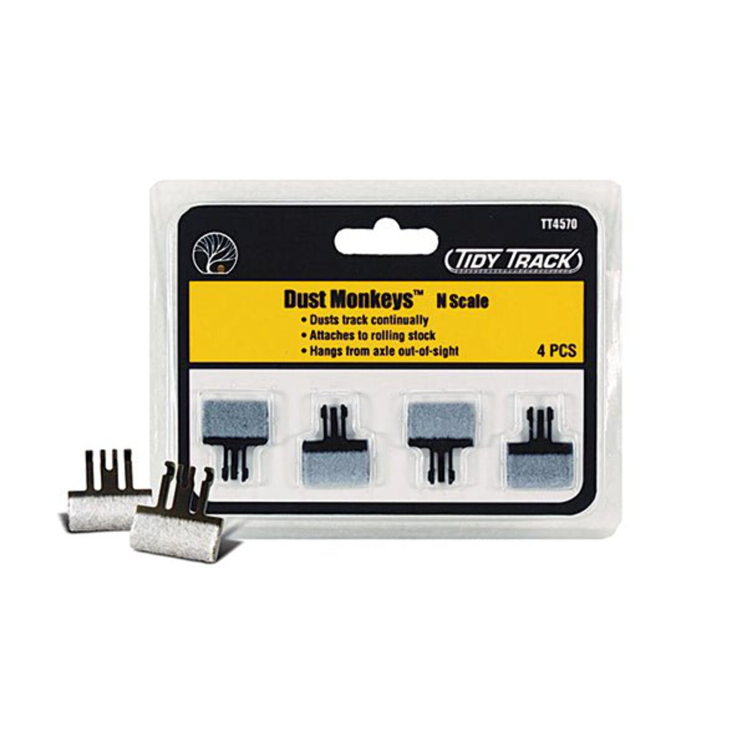 Woodland Scenics N Dust Monkeys WOOTT4570 Track Cleaner & Lubricant ...