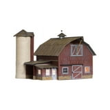Woodland Scenics O Scale Built-Up Building/Structure Old Weathered Barn ...