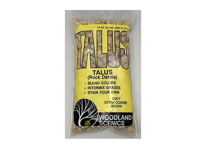 Woodland Scenics Rock Debris Talus Extra Coarse Brown - Walmart.com