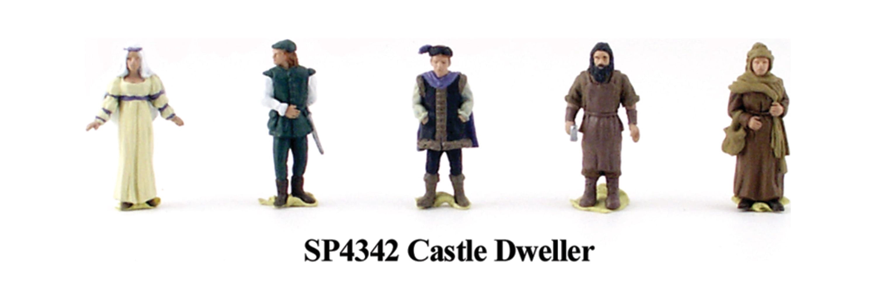 Woodland Scenics Scene-A-Rama Scene Setters Set, Castle Dwellers ...