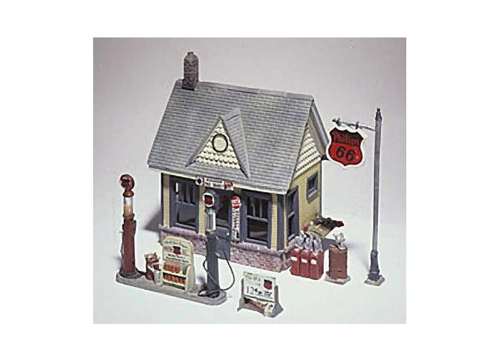 Woodland Scenics Scenic Details HO Scale Gas Station Kit - Walmart.com