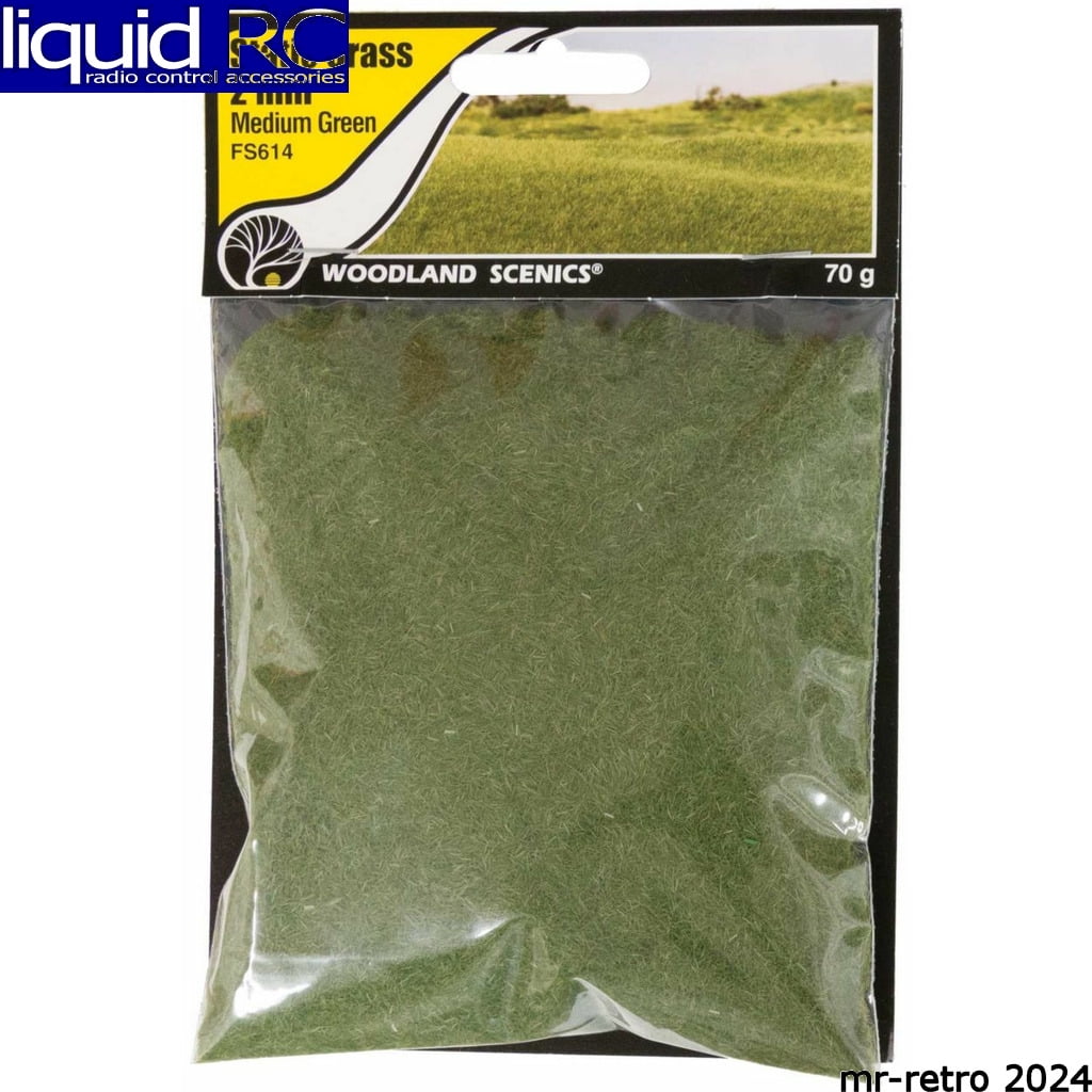 Woodland Scenics Static Grass, Medium Green 2mm, FS614 Model ...