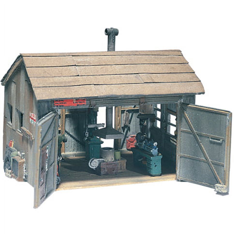 Woodland Scenics D240 HO Tucker Brothers Machine Shop Building Kit ...