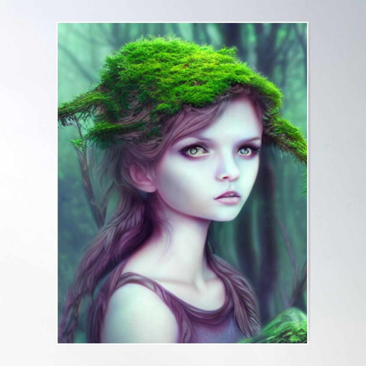 Woodland Sprite Free Spirit Wear Or Display Art Poster Wall Art, Modern ...