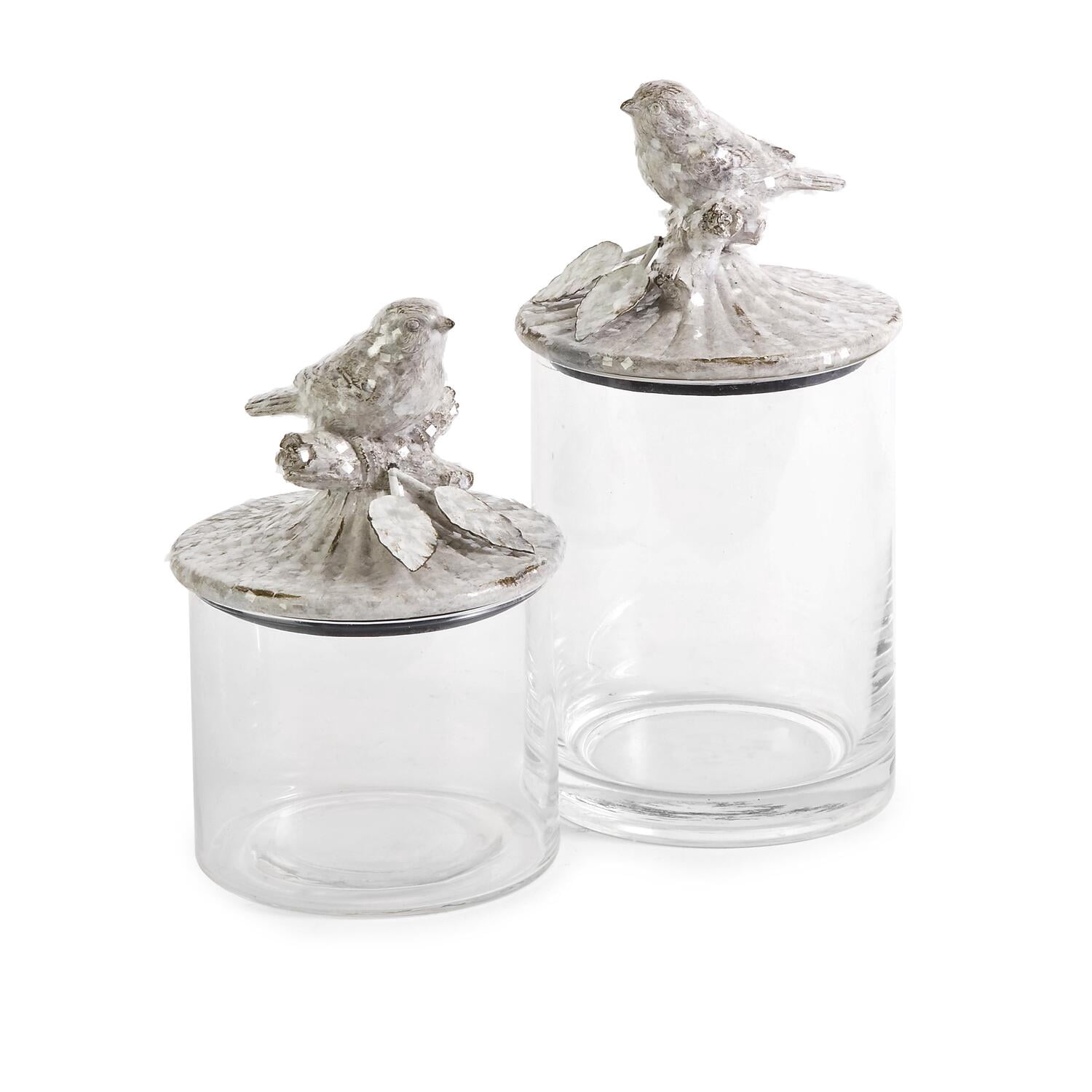 Woodland Vintage Bird Canisters - Set of 2 - Walmart.com