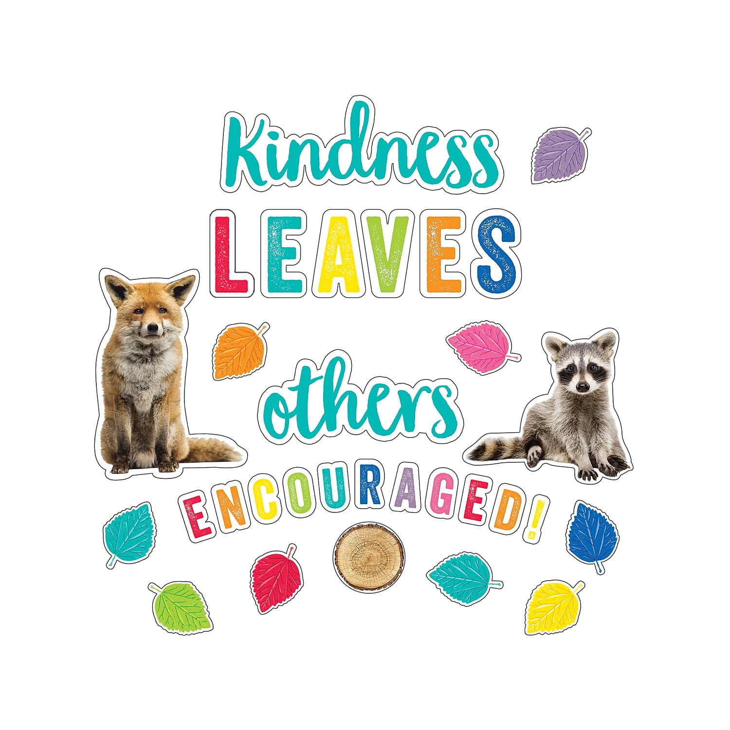 Woodland Whimsy Kindness Leaves Others Encouraged Bulletin Board Set by ...