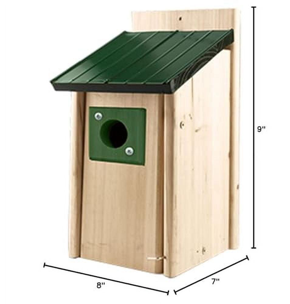 Woodlink Outdoor Bluebird Weather Resistant Natural Cedar Nesting Bird ...