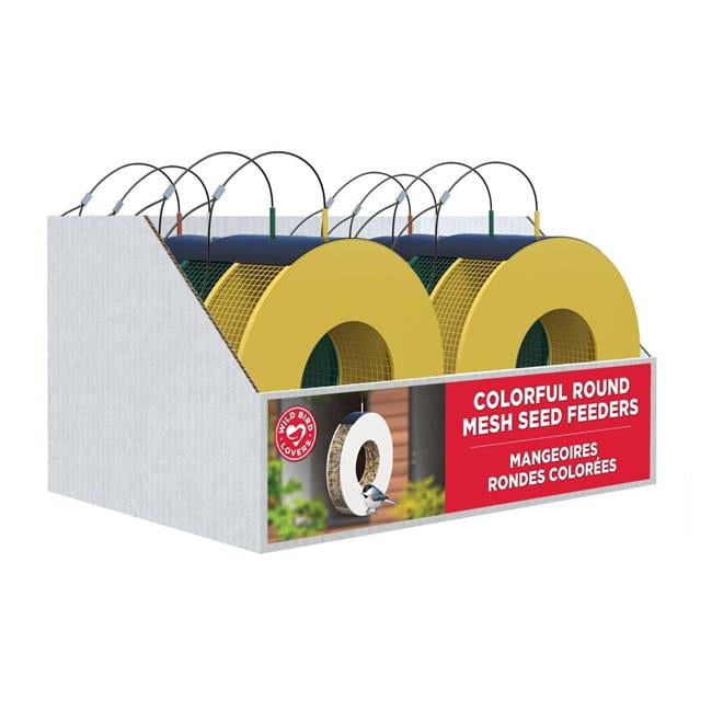 Woodlink WLL24583 Promo Colorful Round Mesh Seed Feeder - Walmart.com