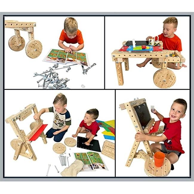 Woodmobiel Modular Construction Toy Starter Set - Walmart.com
