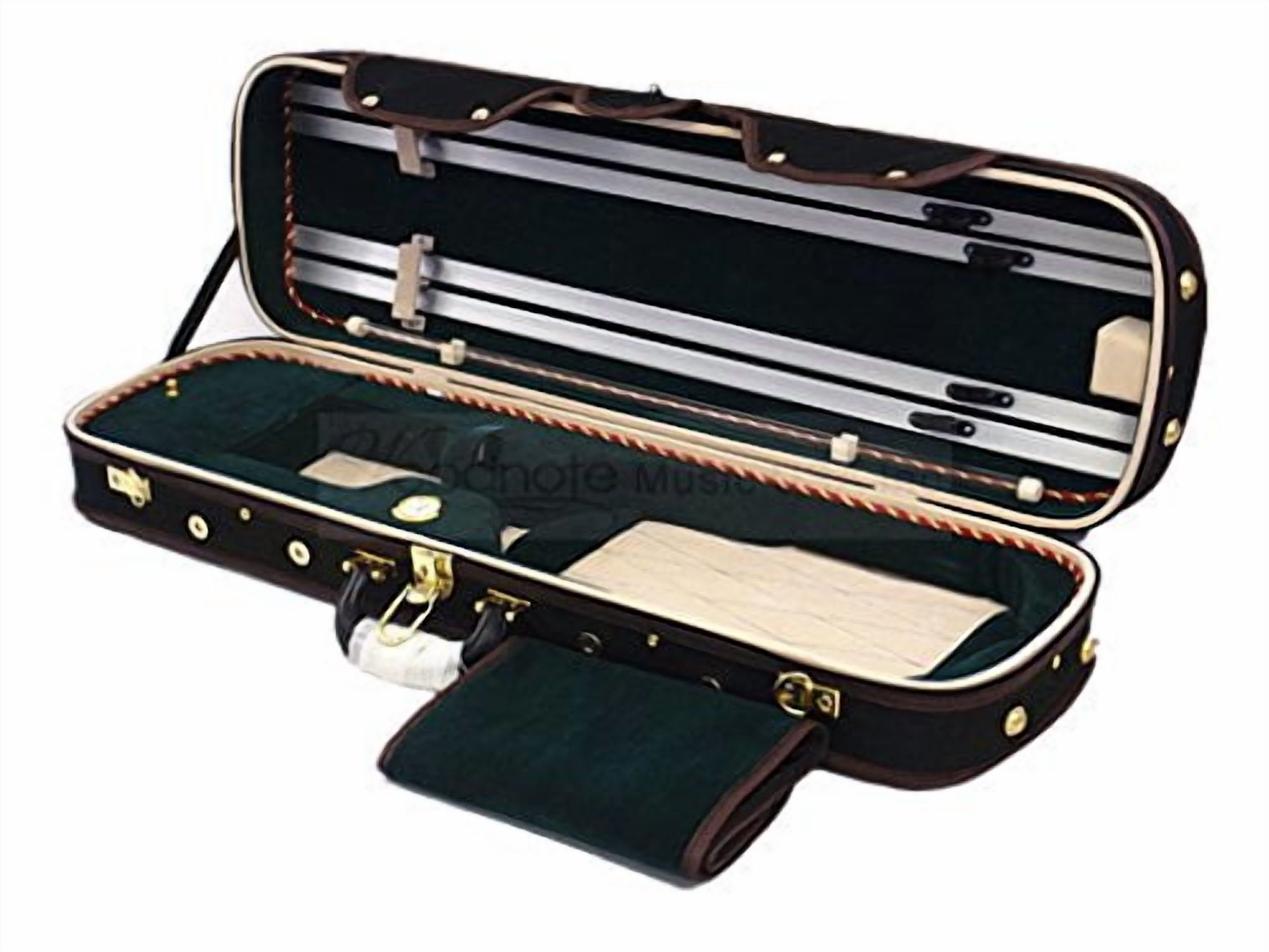 Woodnote VC-950G Pro. Wooden 4/4 Violin Case Fit Body Length of 355mm ...