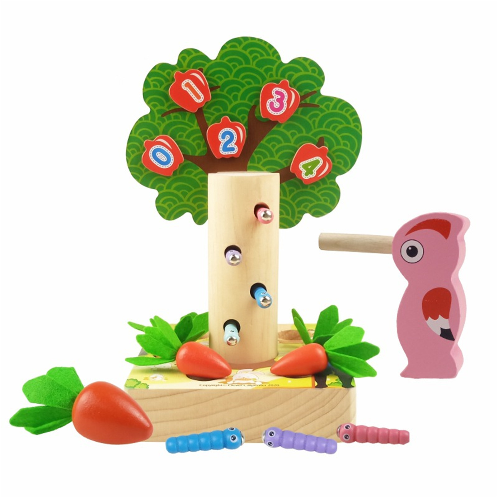 Clearance Sale Woodpecker Bird Eating Worm Toys Magnetic Bird Eating ...